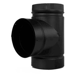 FireFlex Double Wall Tee With End Cap: Fireside Chimney Supply