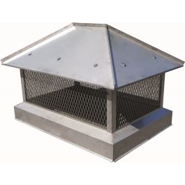 Hip and Ridge Chimney Cap | Multi Flue Cap | Chimney Skirt